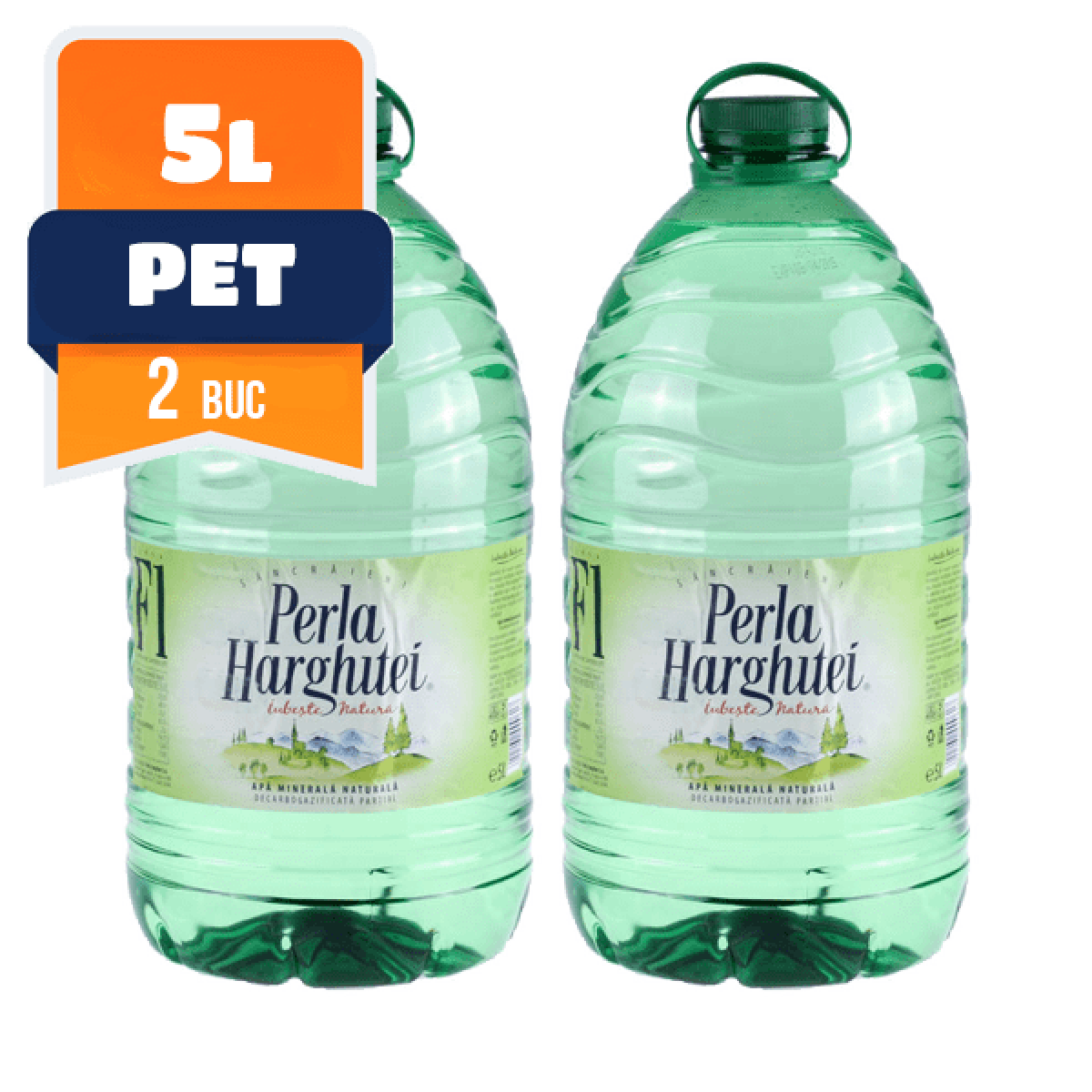Perla Harghitei semi-plata PET 5 L, 2 buc/bax - 5602